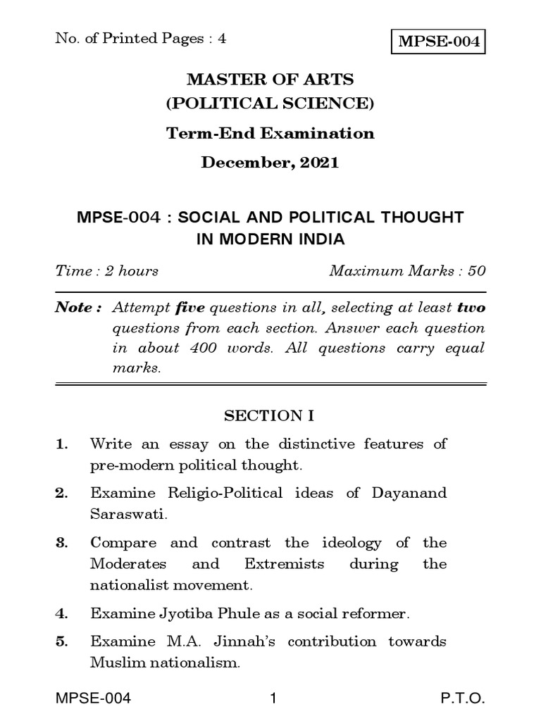 Mpse 4 | PDF