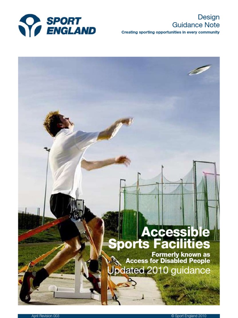 Accessible Sports Facilities - 2010 | PDF | Accessibility | Disability