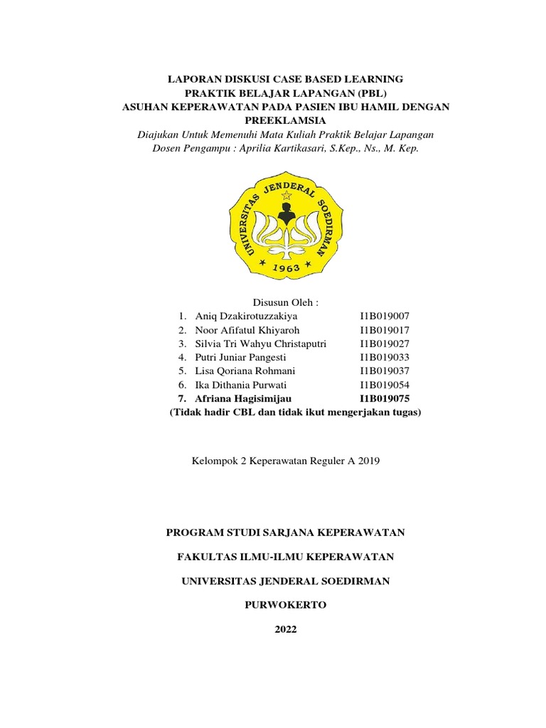 Laporan CBL 3 - PBL Kel.2 Reg. A 2019 | PDF