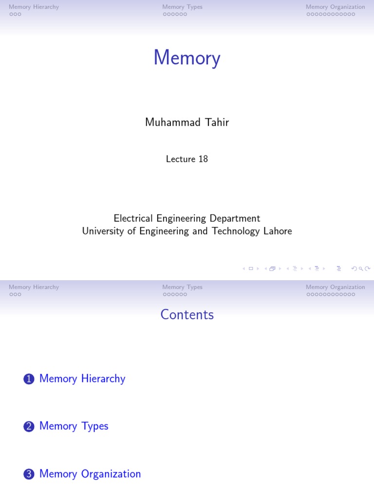Memory Pdf Random Access Memory Computer Data Storage 0034