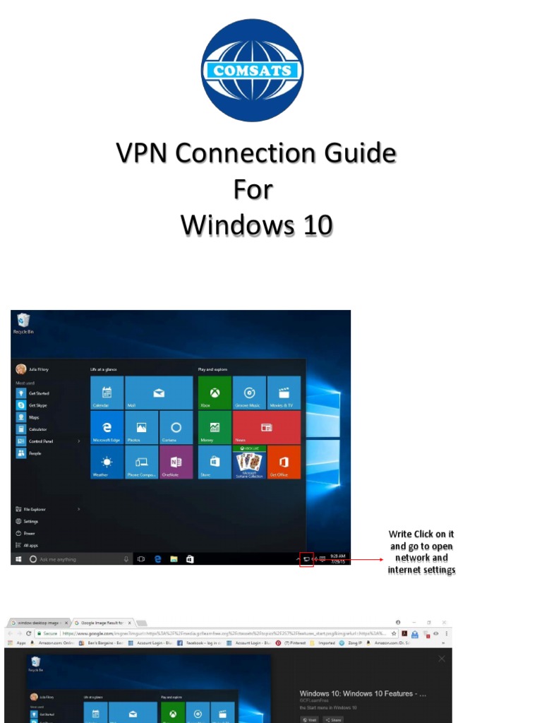 VPN Guide Windows10 | PDF