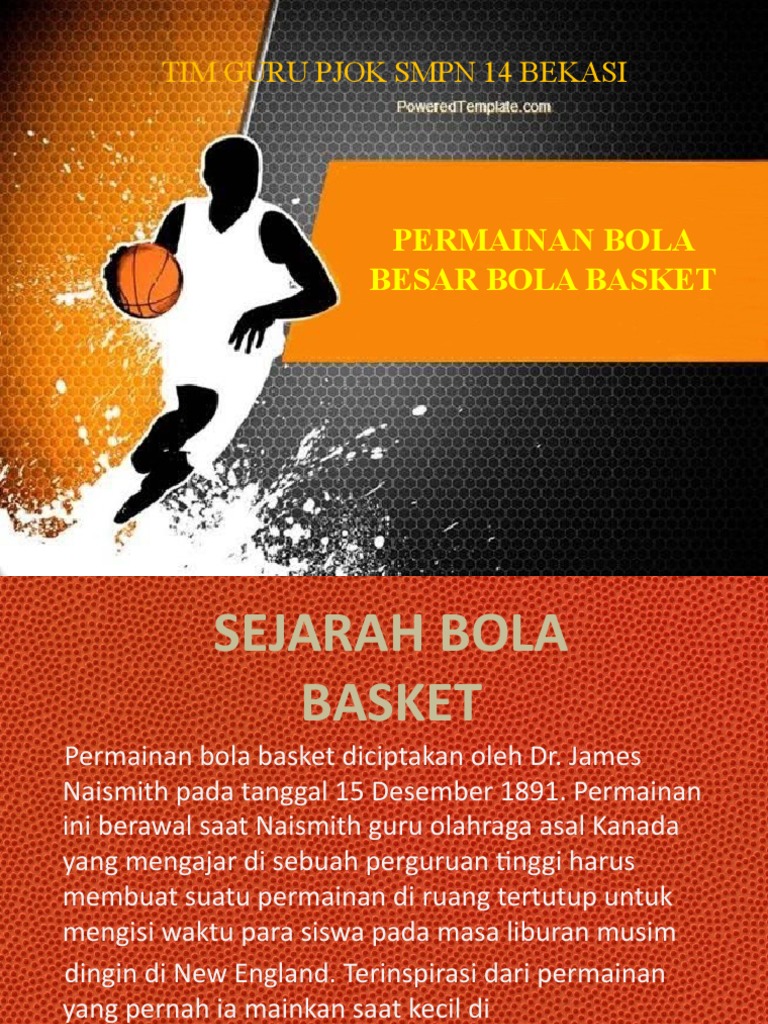 Sejarah dan Perkembangan Permainan Bola Basket di SMPN 14 Bekasi | PDF