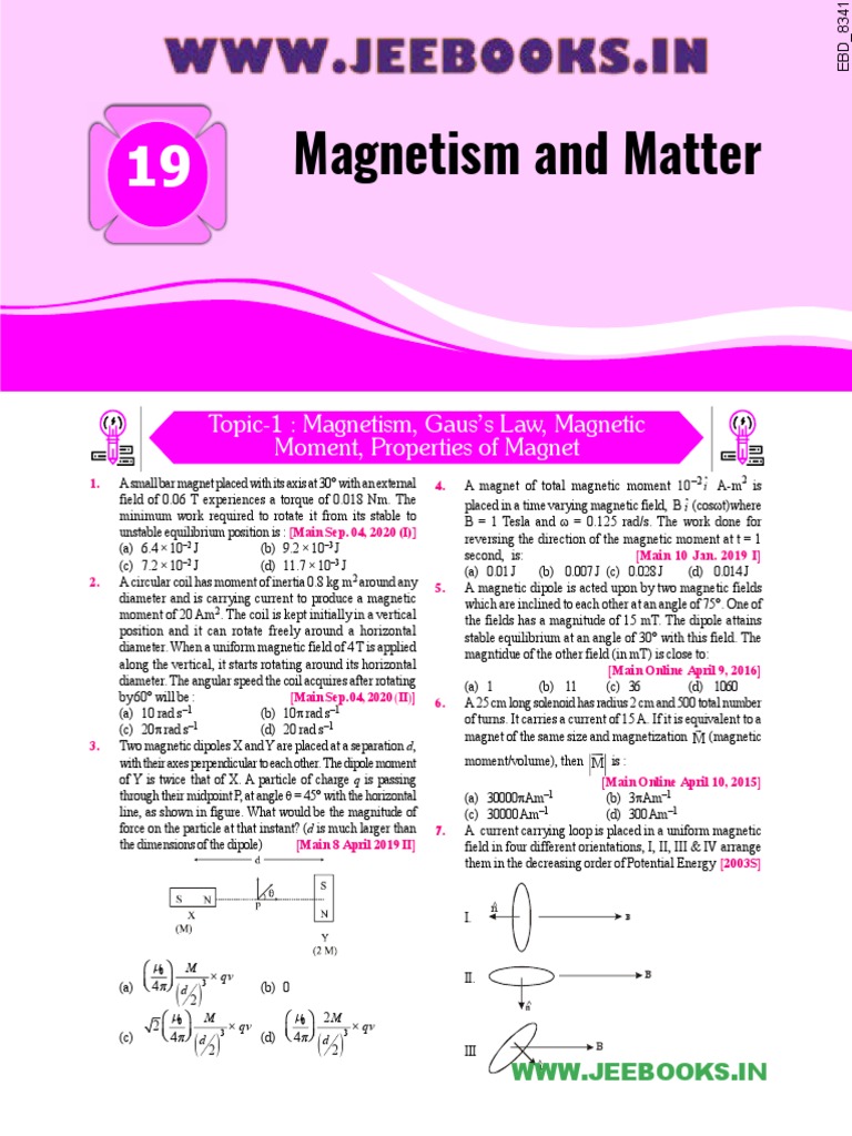 Magnetism and Matter: Properties of Magnets and Magnetic Fields | PDF ...