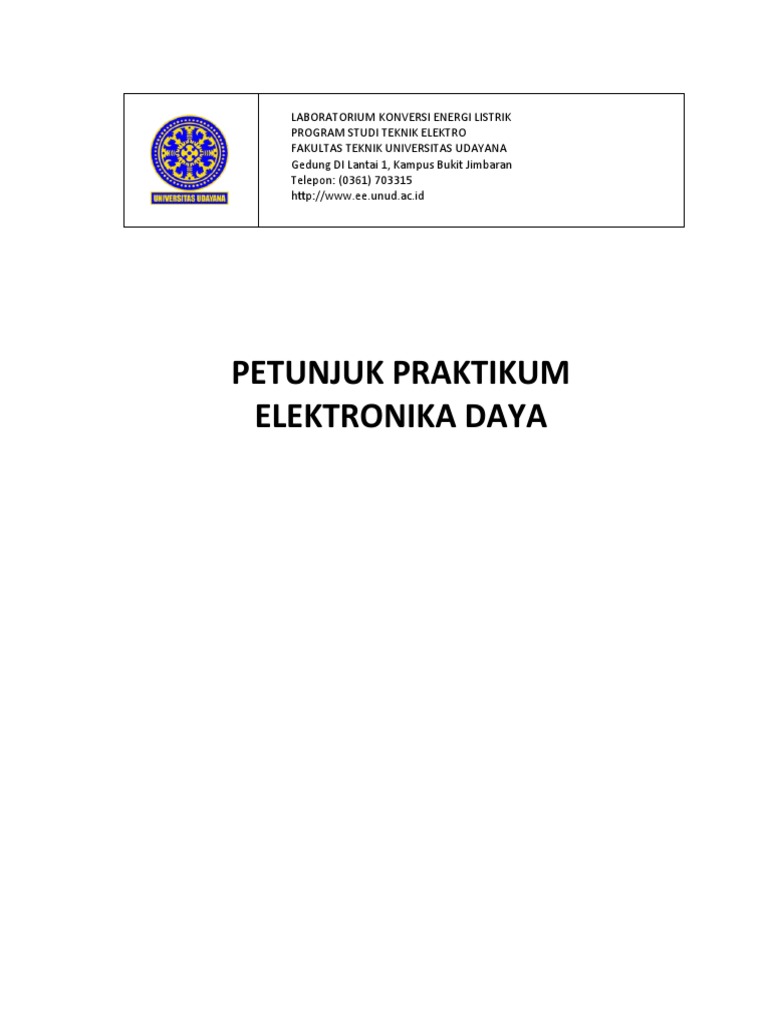 Modul Praktikum ELda | PDF