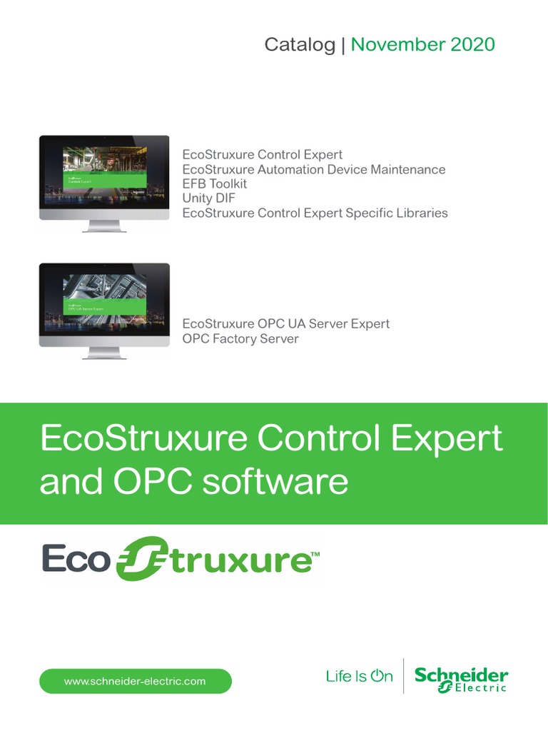 Catalog EcoStruxure Control Expert and OPC Software | PDF | Internet Of Things | Programmable ...