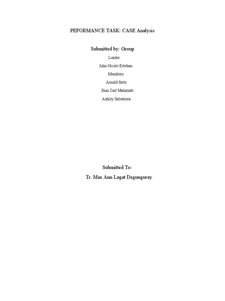 Peformance Task Tle 2 | PDF | Entrepreneurship