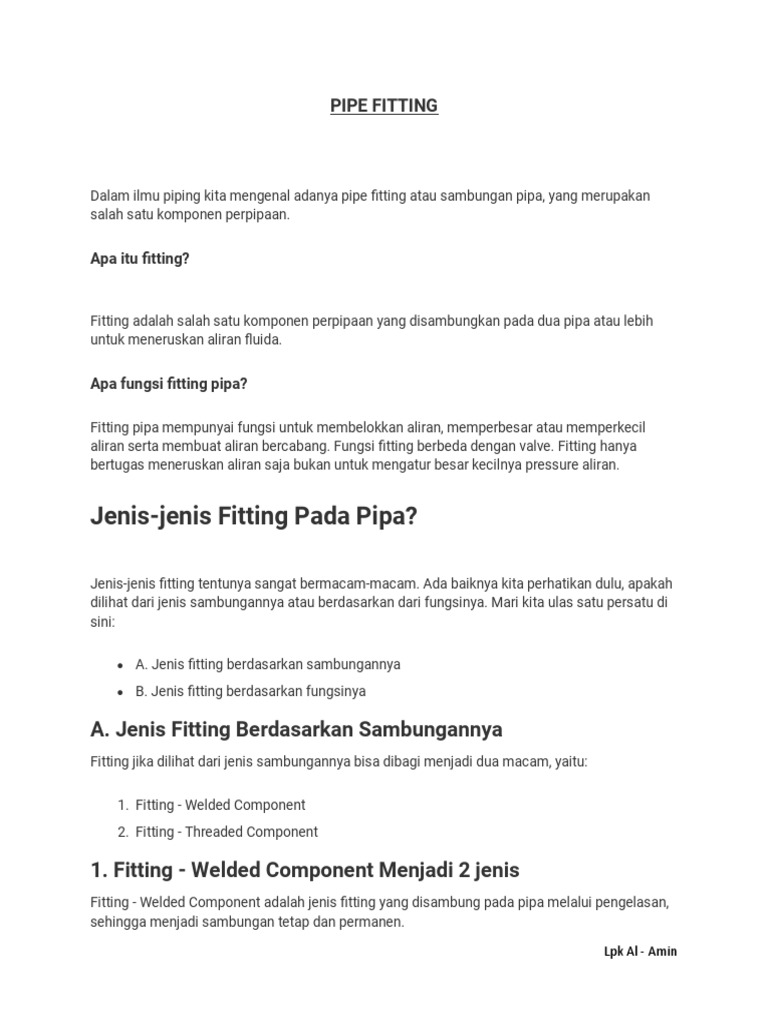 Jenis2 Pipe Fitting | PDF