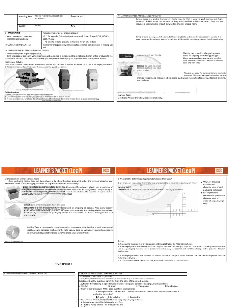 Document | PDF | Packaging And Labeling | Secondary Sector Of The Economy