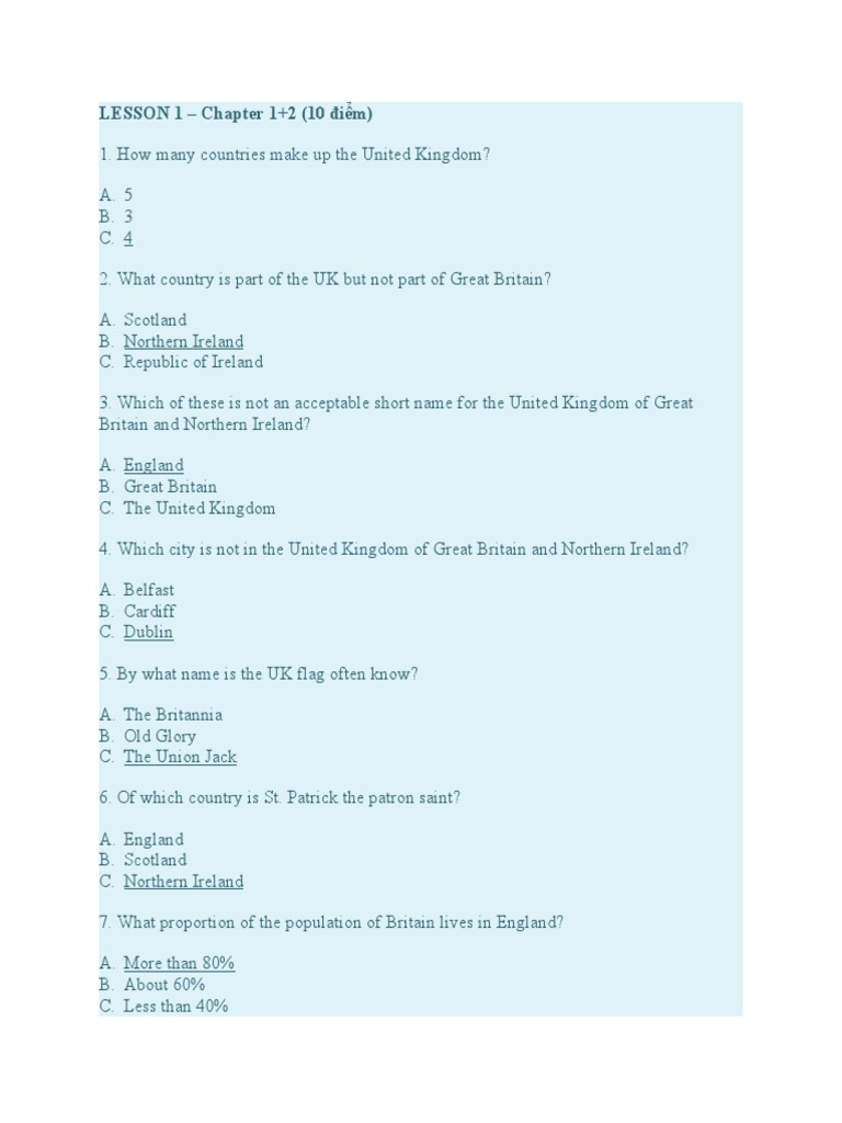 Quizzes EL VHXH | PDF | House Of Commons Of The United Kingdom | United Kingdom