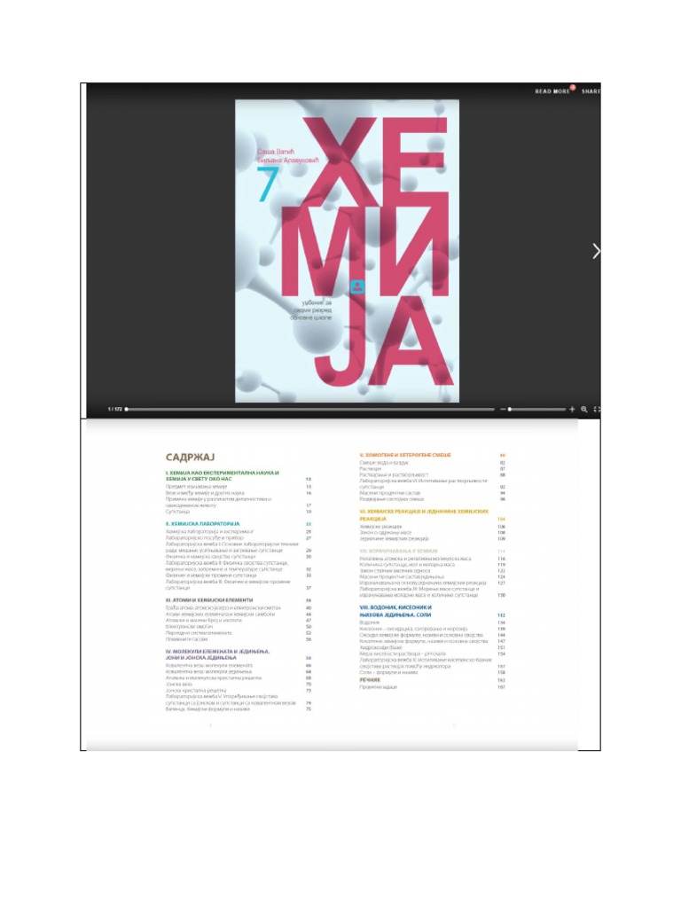 Hemija 7 Razred | PDF