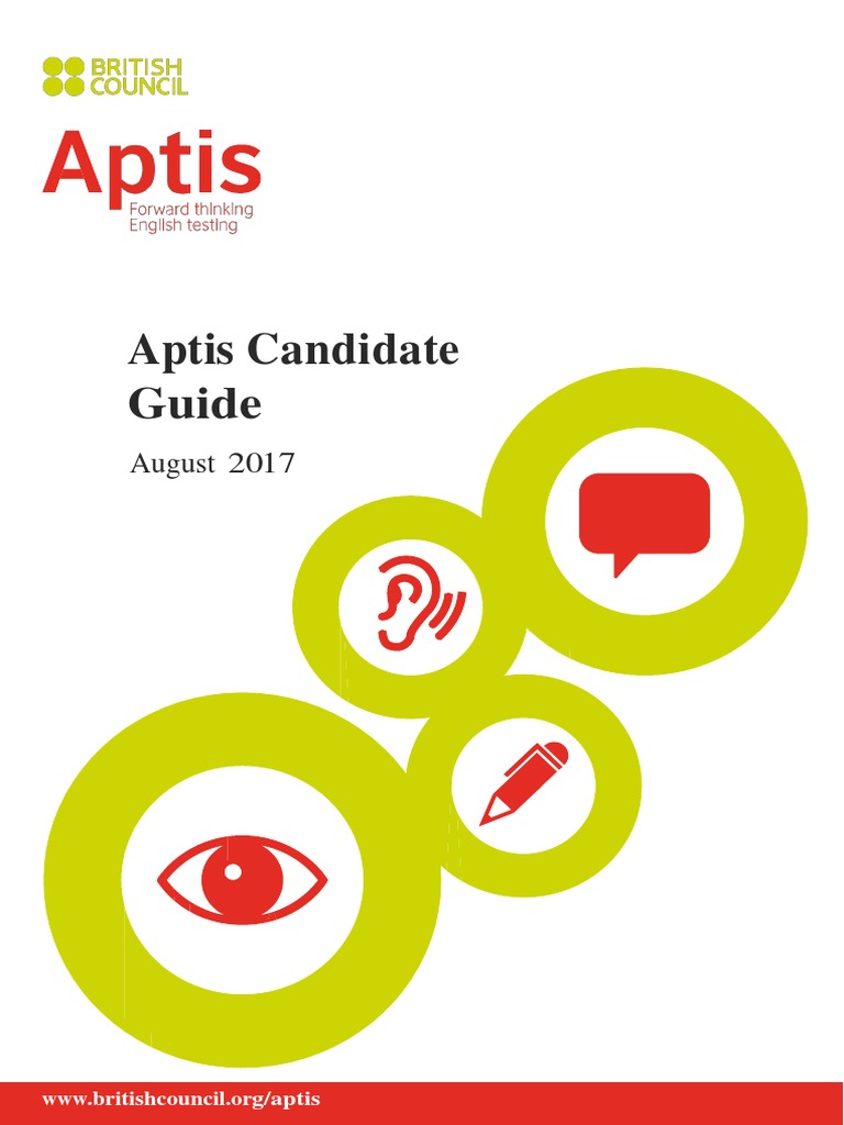 APTIS Candidate Guide 2017 | PDF | Reading Comprehension | Vocabulary