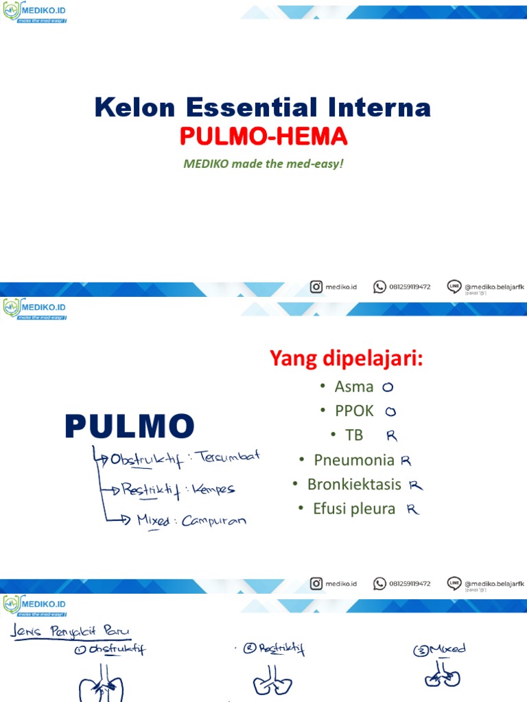Pulmo Hema | PDF | Sains & Matematika