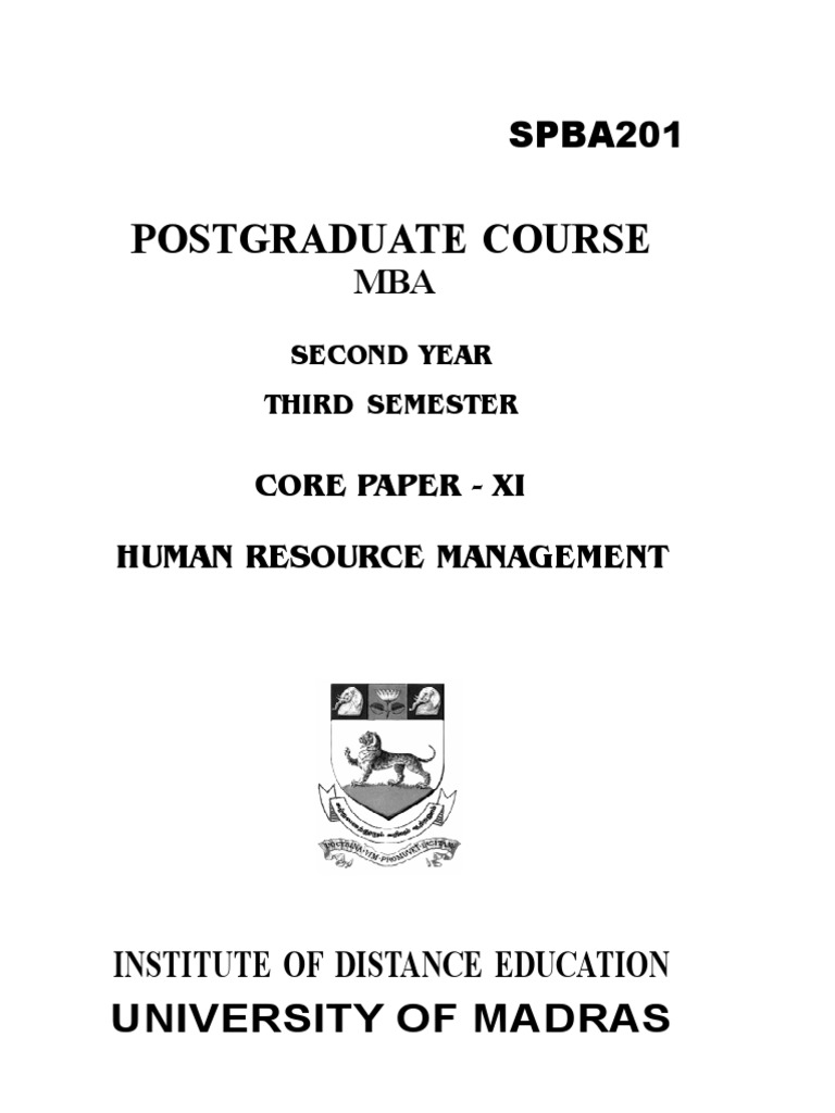 Human Resoures Management | PDF | Cost Of Living | Human Resource ...