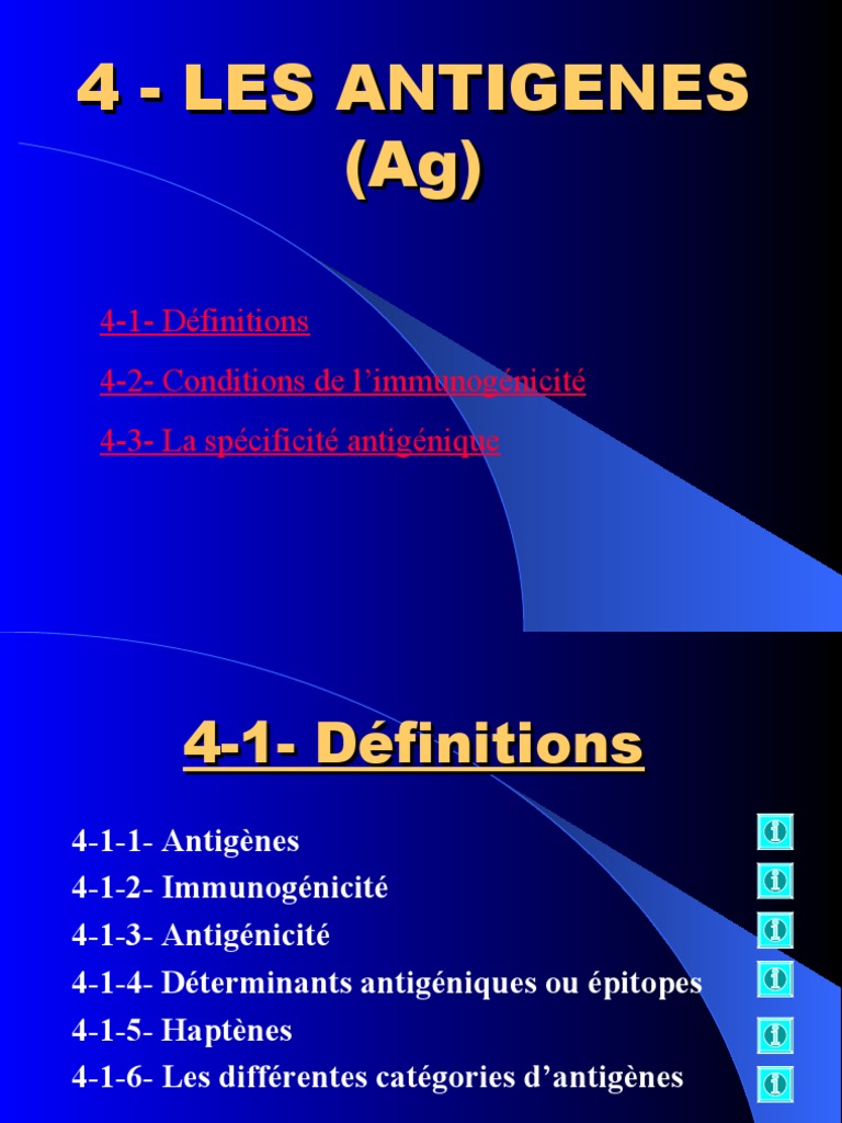 Comprendre les Antigènes et leur Immunogénicité | PDF | Antigène | Épitope