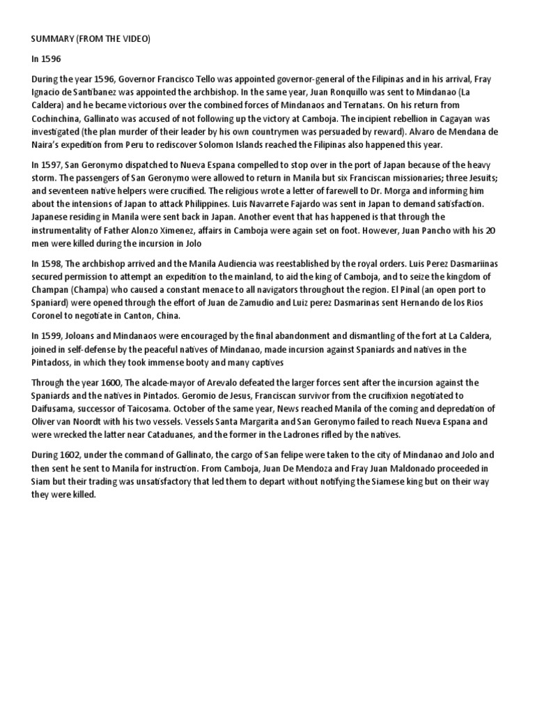 SUMMARY | PDF | Former Spanish Colonies | Spanish Colonization Of The ...