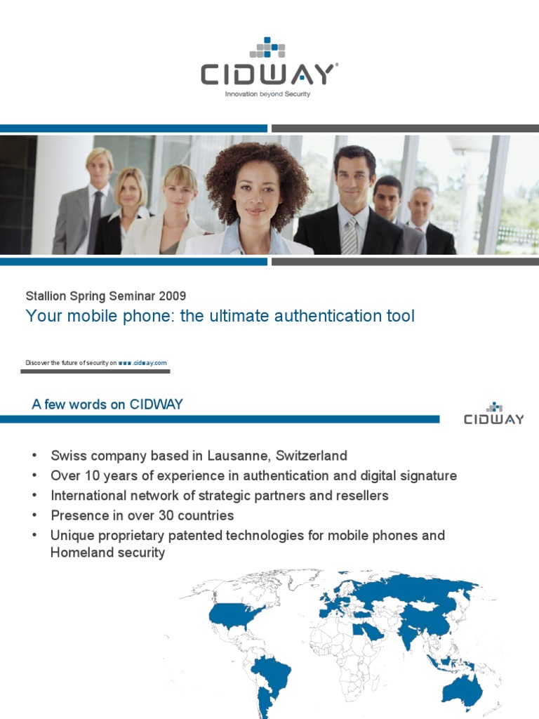 Cidway CHG Presentation | PDF | Application Software | Information Technology Management