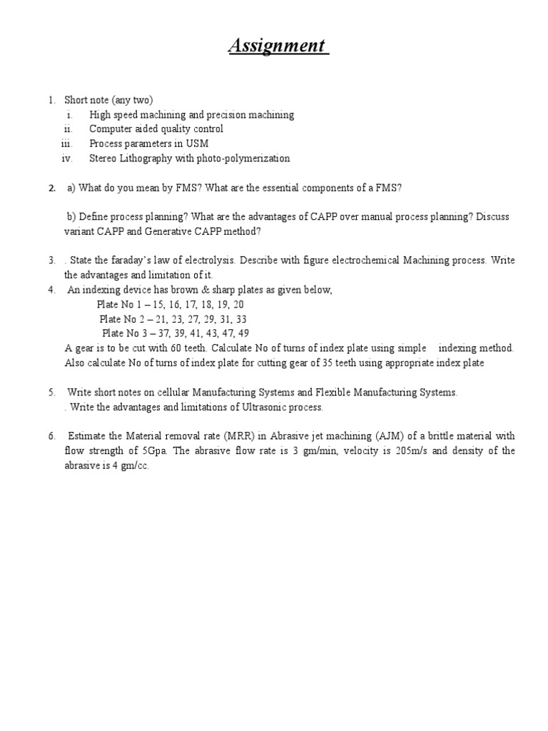 Assignment Pc-Me701 | PDF