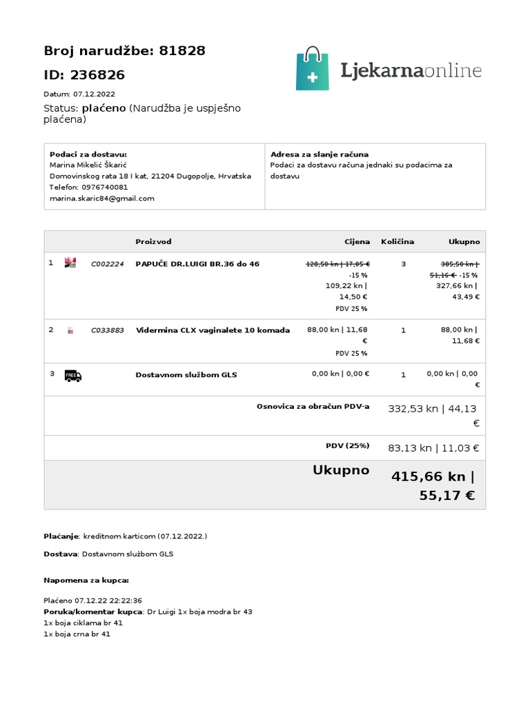 Potvrda-narudzbe-81828 | PDF