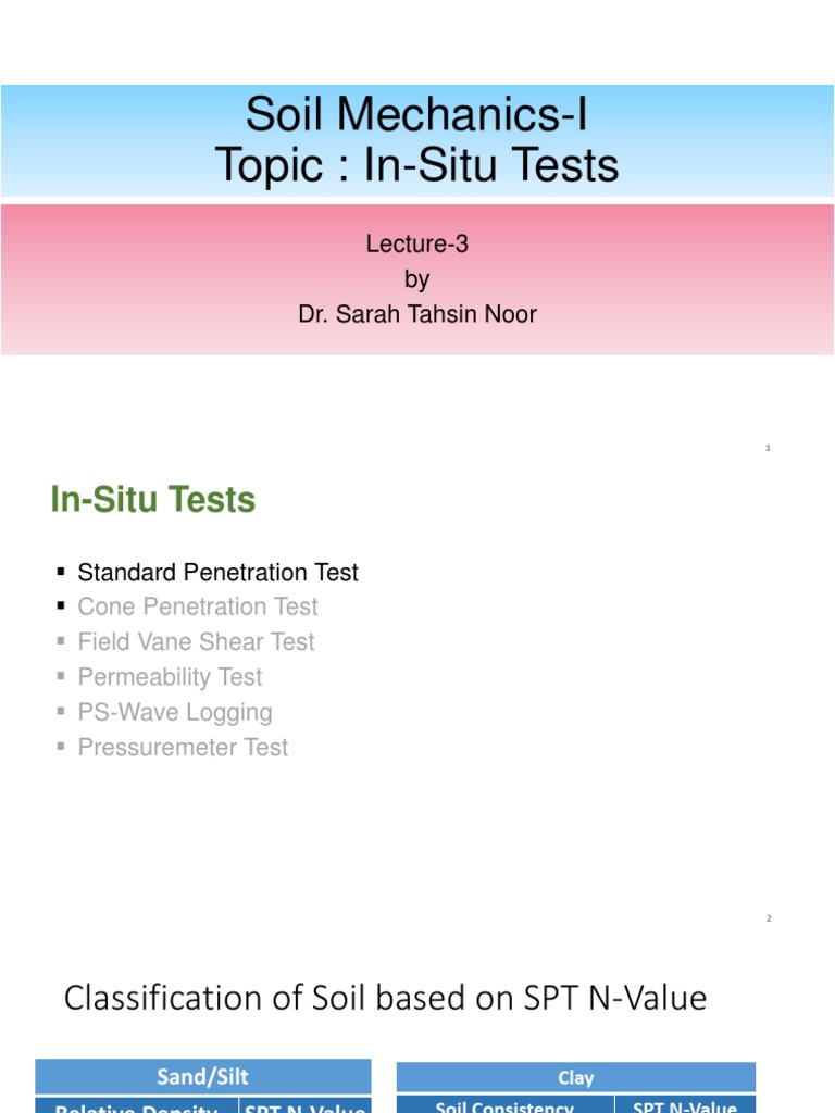 Lecture 3V2 | PDF | Civil Engineering | Geotechnical Engineering