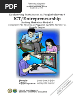 SLM EPP ICT5 Modyul 5 Pagagamit Ang Word Processing Tool FINAL Edited by PAUL | PDF