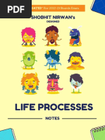 Life Processes - Short Notes (Prashant Kirad) | PDF | Cellular ...