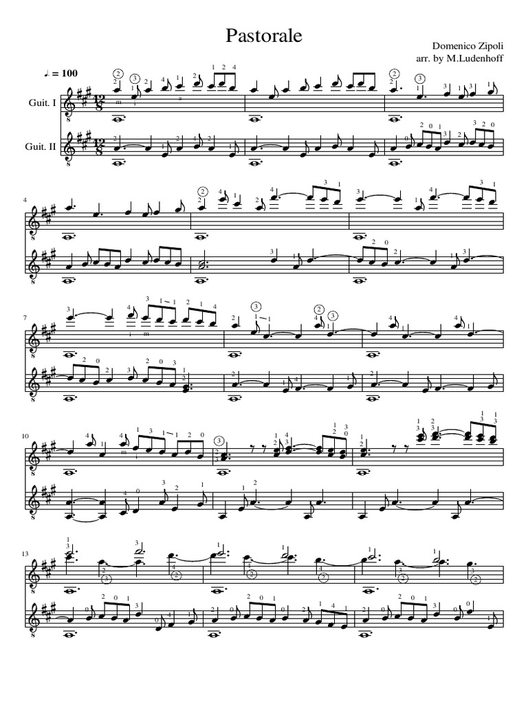 Zipoli - Pastoral | PDF