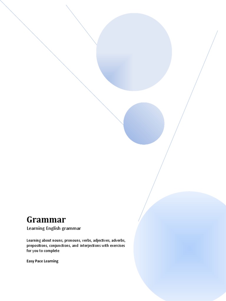 English Grammar Exercise Pdf Noun English Grammar