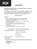 Class 10 English Portfolio Guidelines | PDF