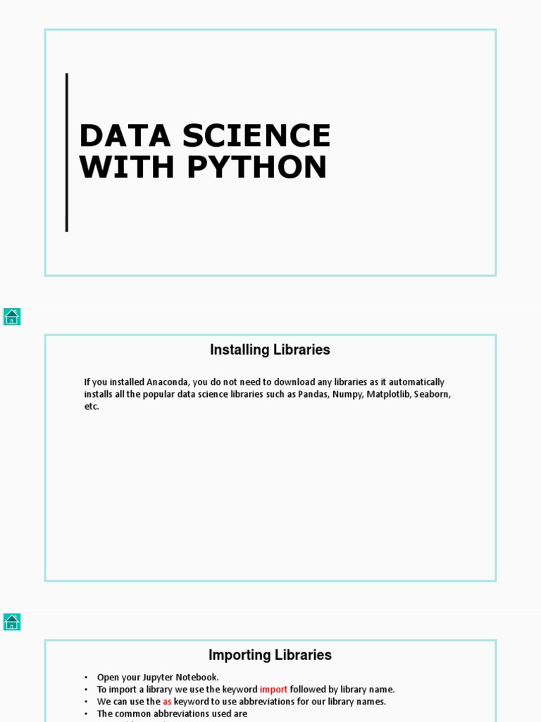 NumPy and Pandas for Data Science | PDF | Array Data Structure | Computer Science