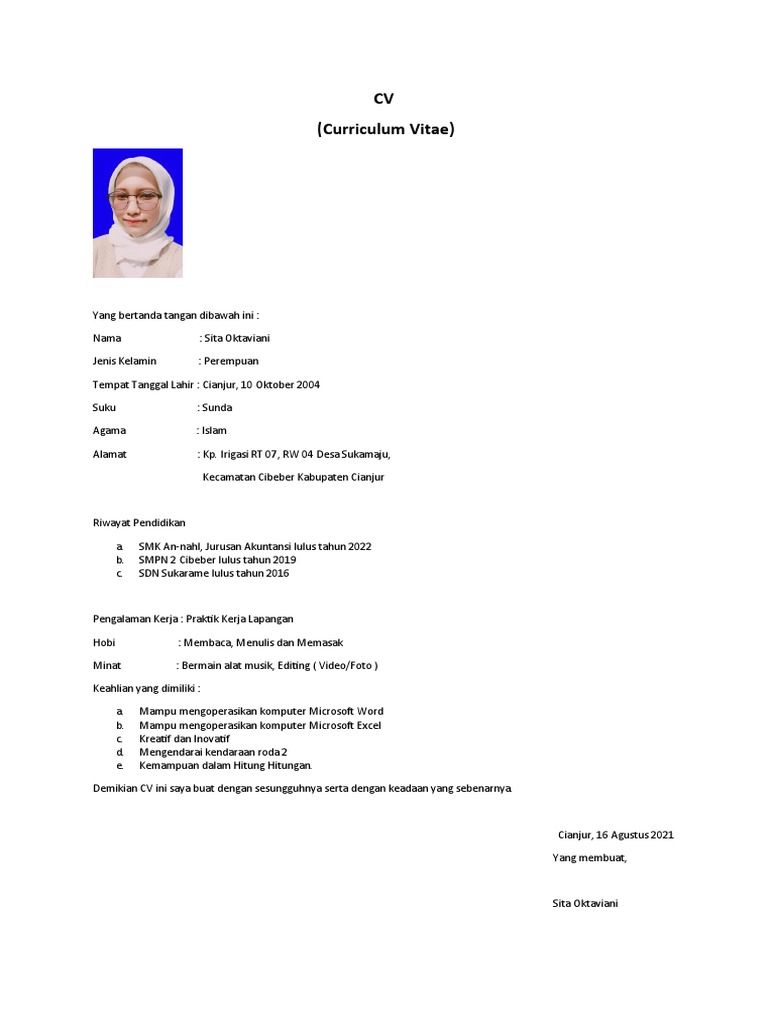 CV (Curriculum Vitae) | PDF