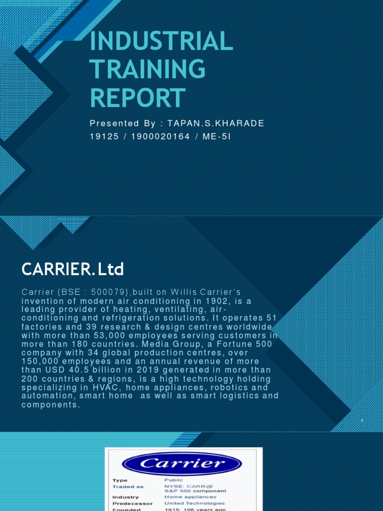 Carrier Midea India Overview Report | PDF | Building Engineering | Home ...