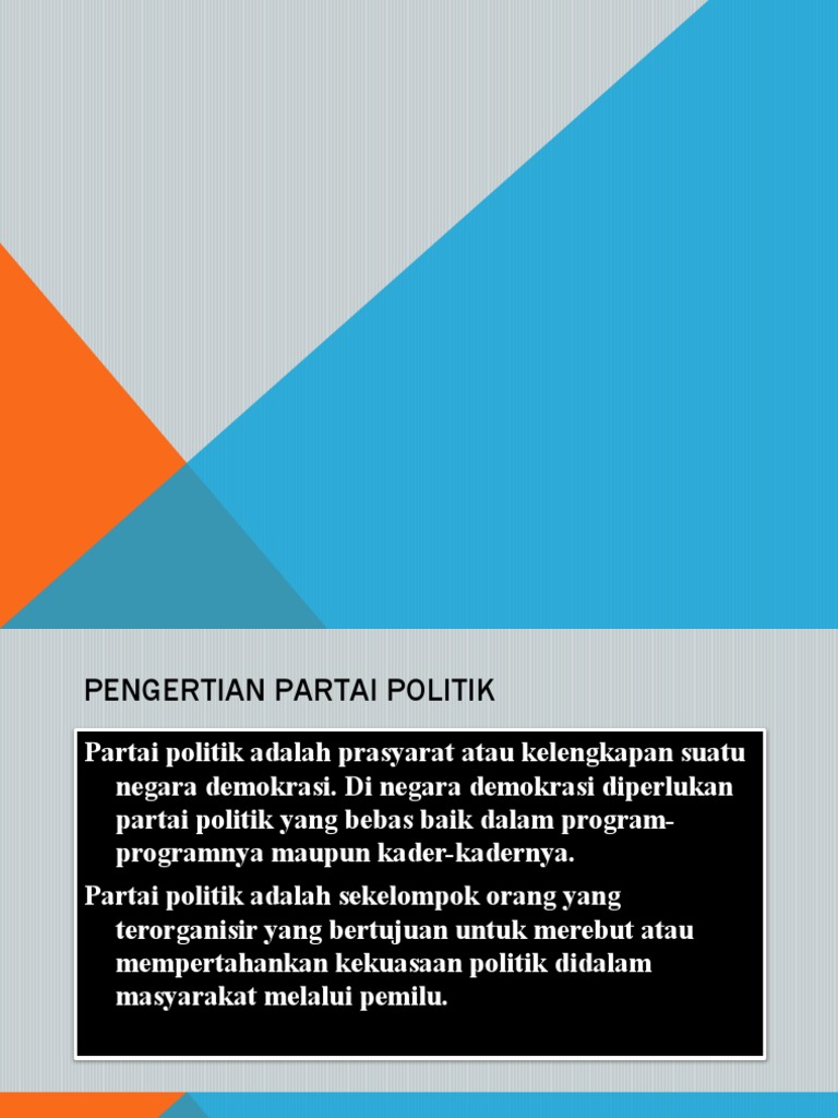 Partai Politik | PDF