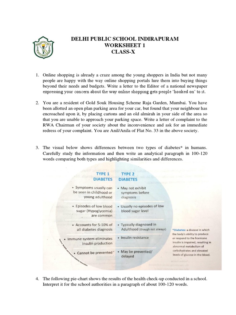 English Worksheet 1 Class X1 | PDF