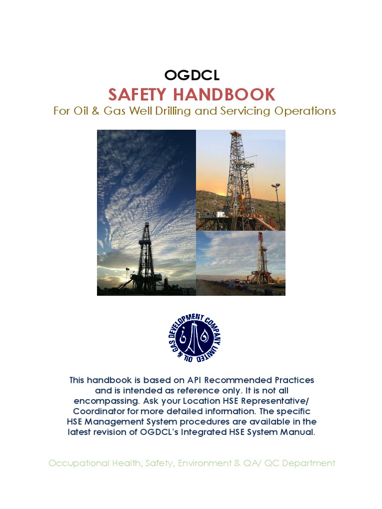 OGDCL Safety Handbook For Oil N Gas Well Drilling and Servicing ...