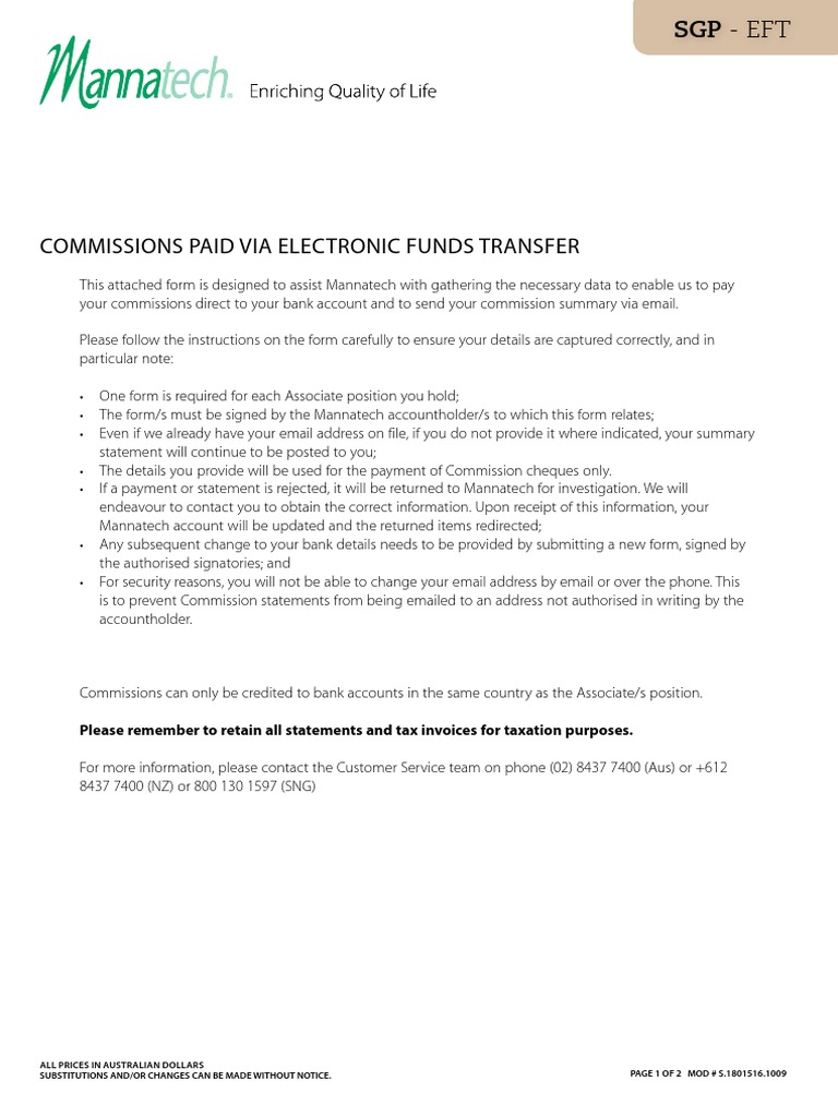 EFT App Form | PDF | Cheque | Payments