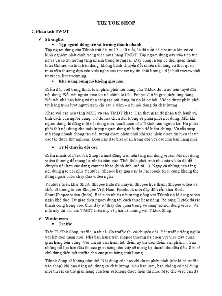 Tik Tok Shop | PDF