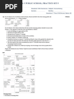 Worksheet On Accounting For Partnership - Admission of A Partner Board ...