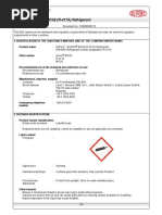 Safety Data Sheet Refrigerant R410A | PDF | Toxicity | Oxygen