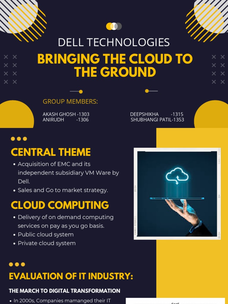 Dell Technologies PPT PDF | PDF | Dell | Cloud Computing Dell Technologies PPT PDF | PDF | Dell | Cloud Computing