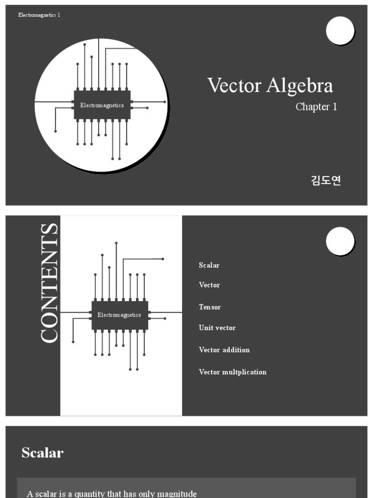 Chapter1. Vector Algebra | PDF