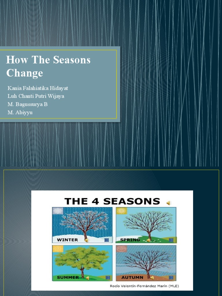How Seasons Change | PDF