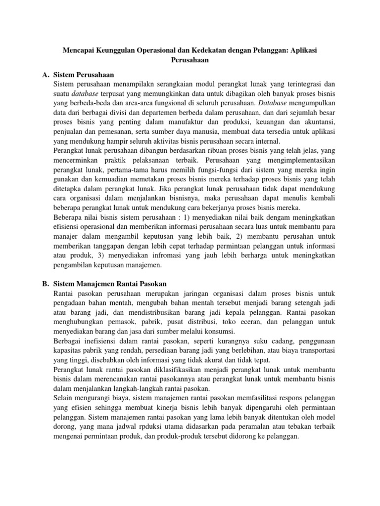 Evita Marcella Diastuti - F0320037 - Resume SIM CH 9 | PDF