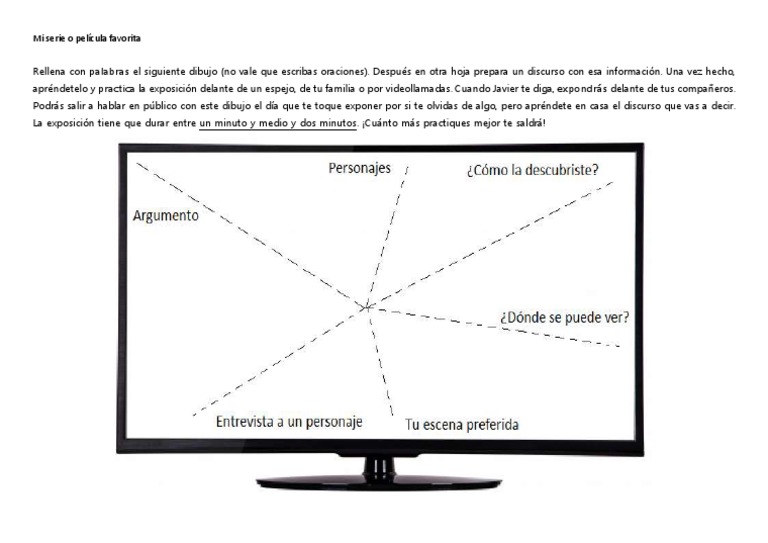 Plantilla Exposición Oral. Series | PDF