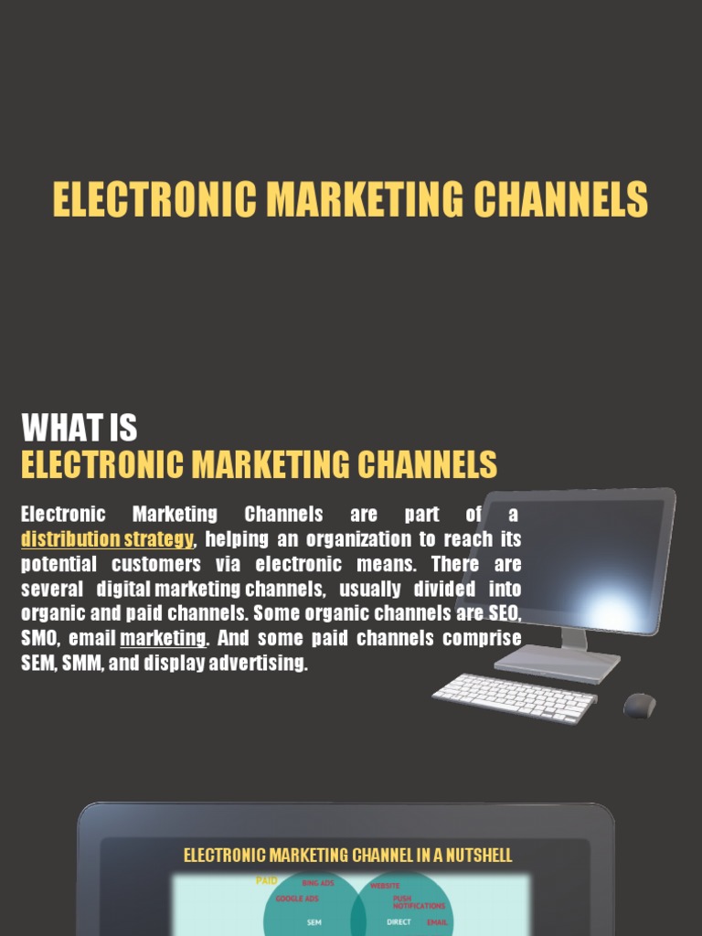 Understanding Electronic Marketing Channels | PDF