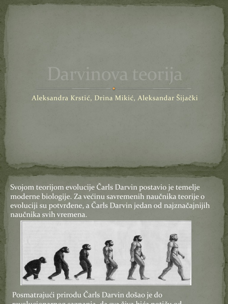 Darvinova Teorija | PDF