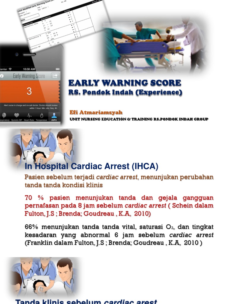 Materi WS EWS 2018 - Ns Efi - Nursing Early Warning Scoring System | PDF