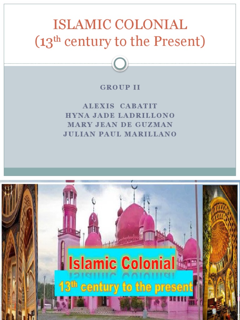 Islamic Colonial CPAR Lesson 3 | PDF | Mosque | Prophets And Messengers ...