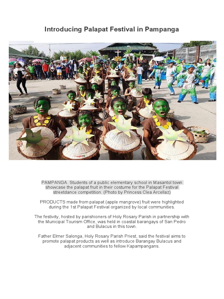 Palapat Festival Celebrates Local Fruit | PDF