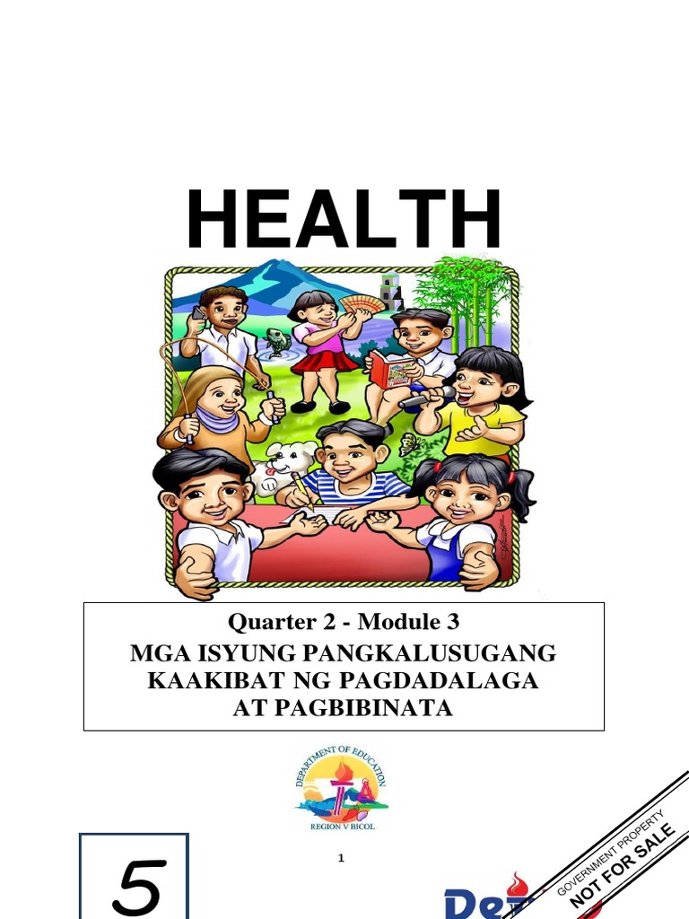 Health: Quarter 2 - Module 3 Mga Isyung Pangkalusugang Kaakibat NG ...