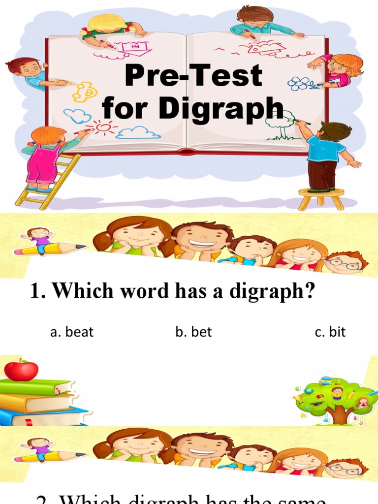 Pre Test For Digraph | PDF